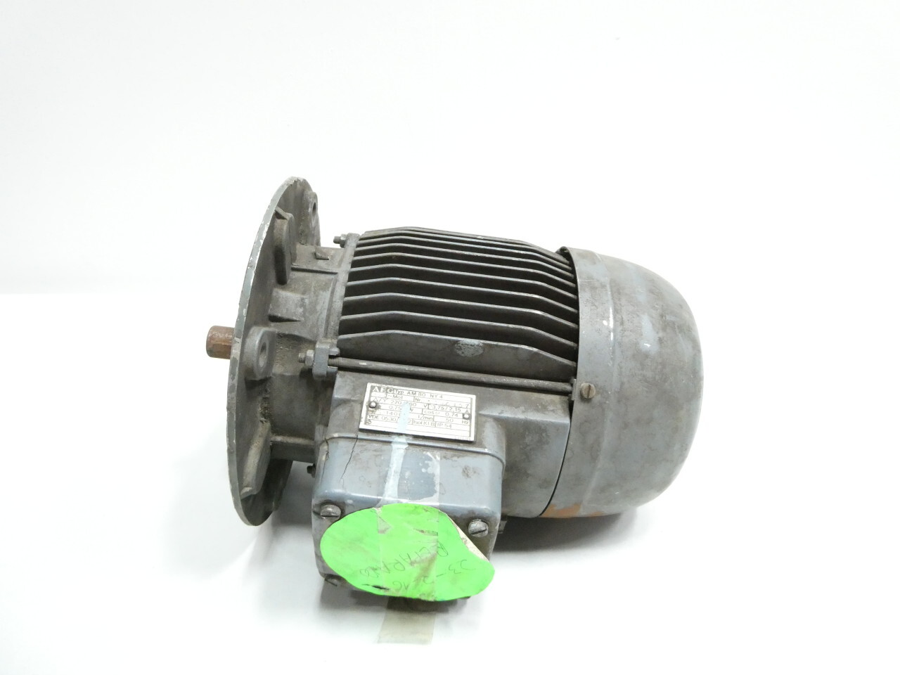 AEG motor AM80NY4 .75kw 1.0hp 1700rpm IP54 80B5 frame 230/460 TEFC 3ph ...