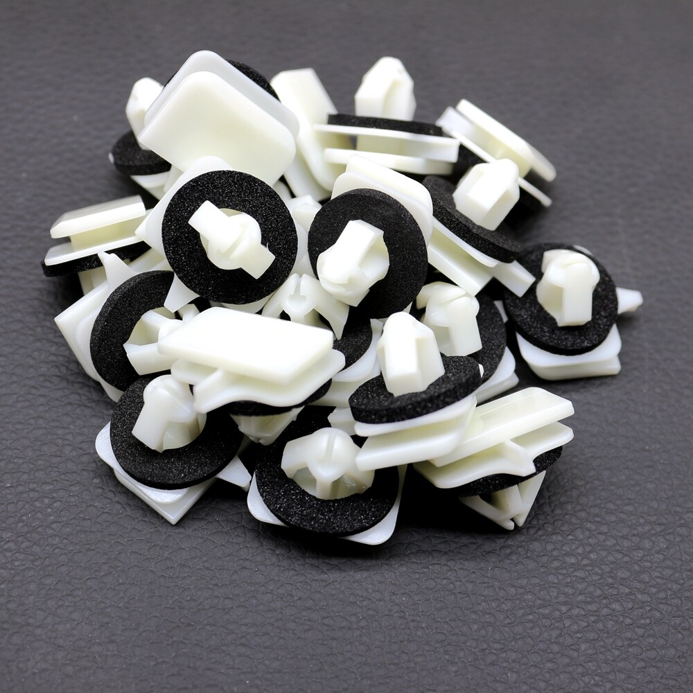30Pcs For Ford Mustang W710528S300 Exterior-Rocker Molding Clip W ...