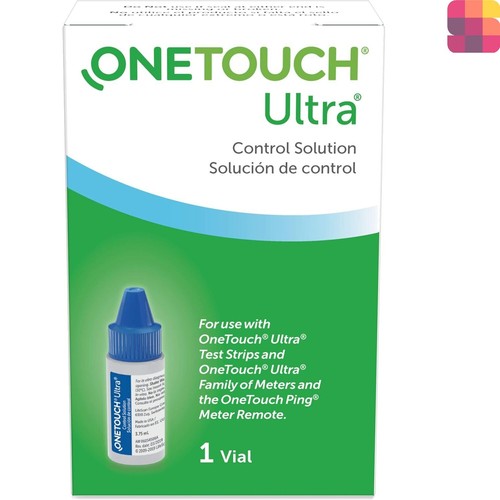 One Touch Ultra Control Solution for Blood Glucose Meters, Test Strips ...