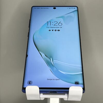 Samsung Galaxy Note 10+ - SM-N975U - 256GB - Aura Blue (Verizon - ULK ...