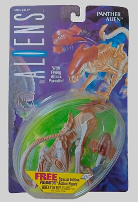 ALIENS PANTHER ALIEN ACTION FIGURE, 1993, KENNER, NEW, WITH LAUNCHING PARASITE | eBay