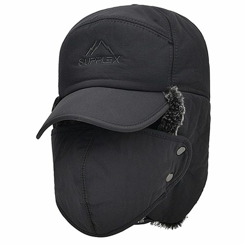 Men Women Winter Warm Thick Hat Ear Flap Ski Face Full Cover Cap US | eBay