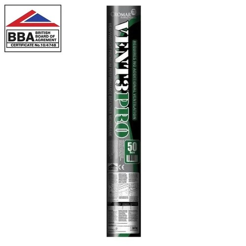CROMAR Breathable Membrane VENT 3 PRO 1.5m&1m 50m Roofing Felt 165gsm ...