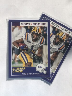2021 Panini Score Jamar Chase Pink Rookie Card + Base RC Jamarr Ja’marr ...