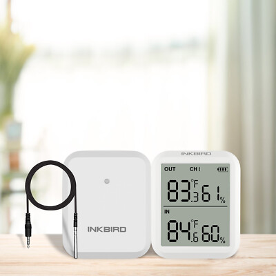 Wireless Outdoor Temperature Humidity Recorder Gauge Thermometer ...