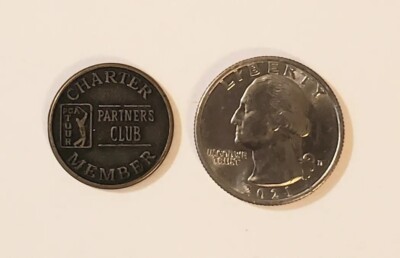 Vintage PGA Tour Partners Club Charter Member Token Coin | eBay