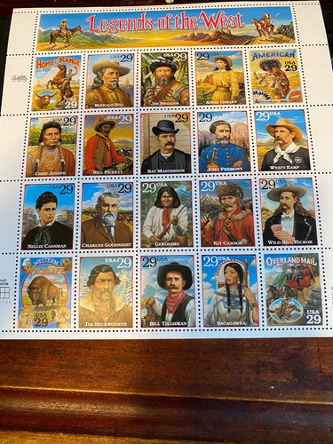 LEGENDS OF THE WEST STAMPS | eBay