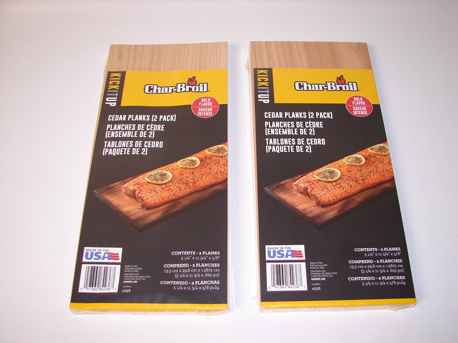 Char-Broil Cedar Grilling Planks, (2 each 2 packs. 4 planks Total) FREE ...