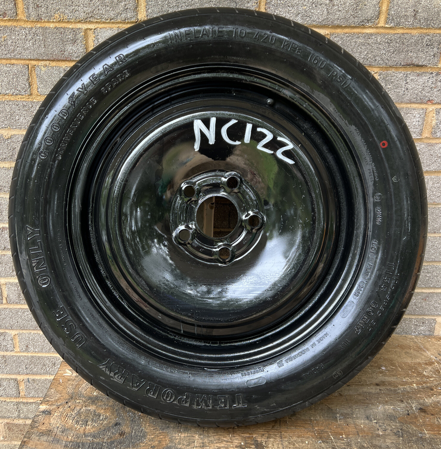 08 09 PONTIAC G8 GT SPARE TIRE WHEEL RIM DONUT 155/70/17 5X120 17” 2008 ...