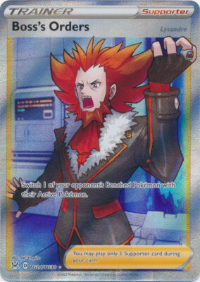 Boss's Orders (Full Art) - TG24/TG30 Ultra Rare Lost Origin NM Pokemon ...