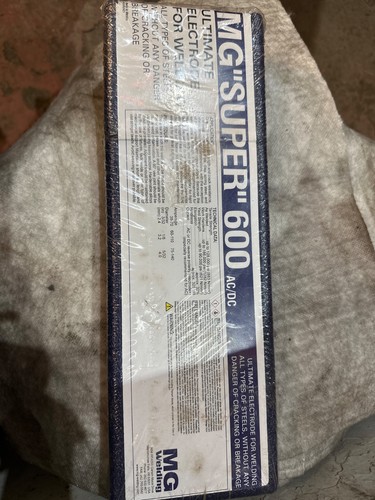 “MG Super 600” welding electrode. 10lb box. 1/8” and 5/32”. | eBay