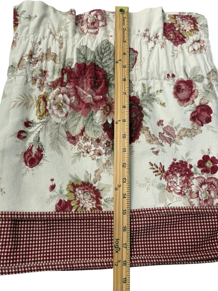 VTG Waverly Garden Room Norfolk Rose Layered Valance French Country ...