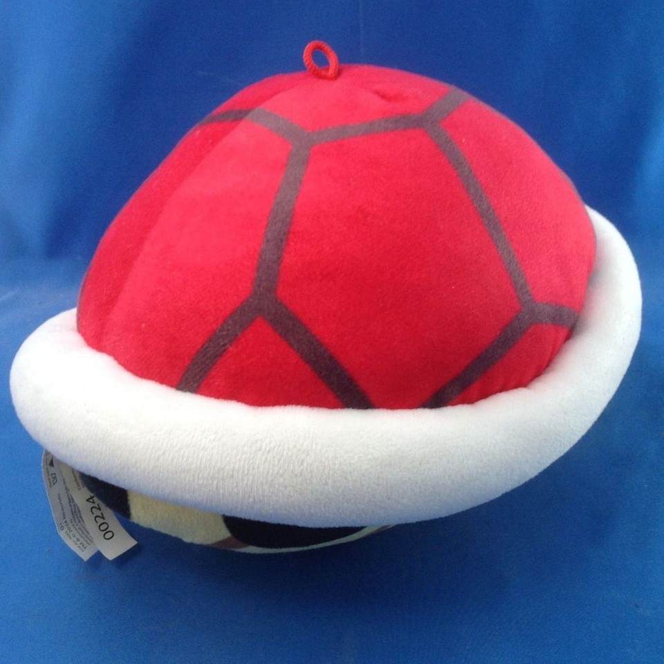 Mario Kart Red Turtle Shell Enemies 9 Inch Nintendo Stuffed Plush Toy ...