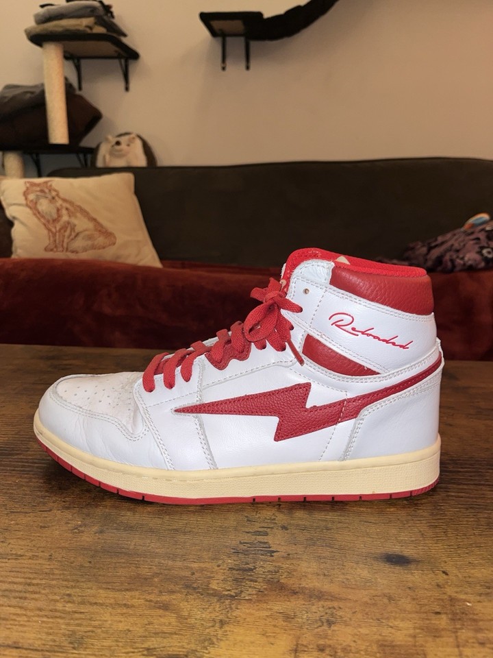 Reloaded OMI Red/White Vintage Retro Sneakers Size 10.5 | eBay