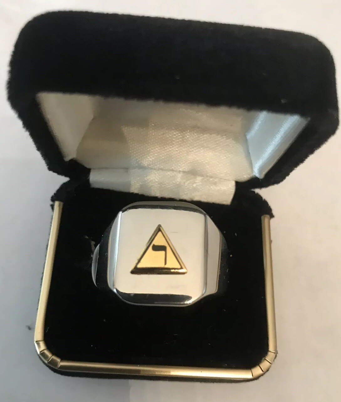 New Men’s Heavy Solid Stainless Steel “Masonic 14th Degree” Ring | eBay