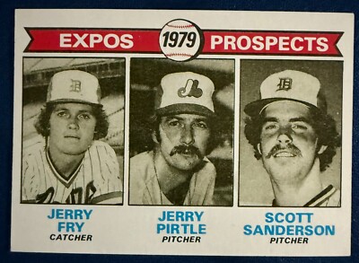 1979 TOPPS #720 JERRY FRY, JERRY PIRTLE, SCOTT SANDERSON ROOKIE ...
