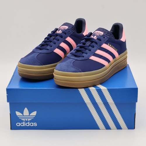 IG4390 adidas Originals Gazelle Bold Dark Blue Pink Spark (Women's ...