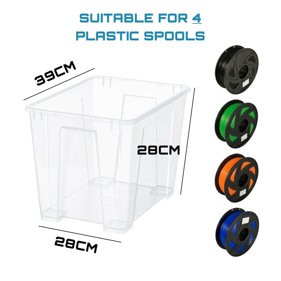 4 Spool Dry Box - 3D Printer Filament Holder Storage Case Dryer | eBay UK