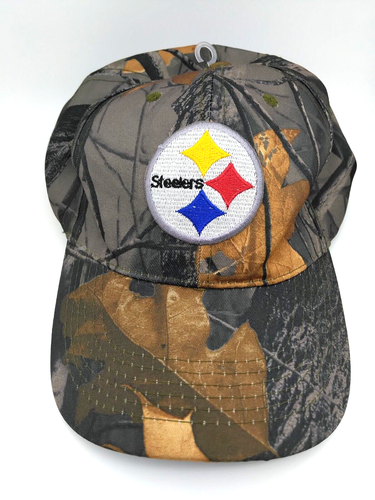 Pittsburgh Steelers Logo/Camo Baseball Cap - Football Team ...