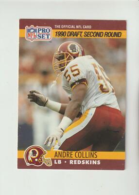 1990 Pro Set #715 Andre Collins rookie card. Washington Commanders | eBay