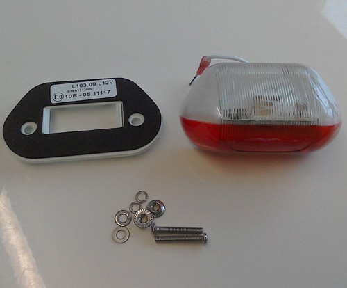 Top Marker Light LED Red + Clear Swift Sterling Sprite Caravan ...