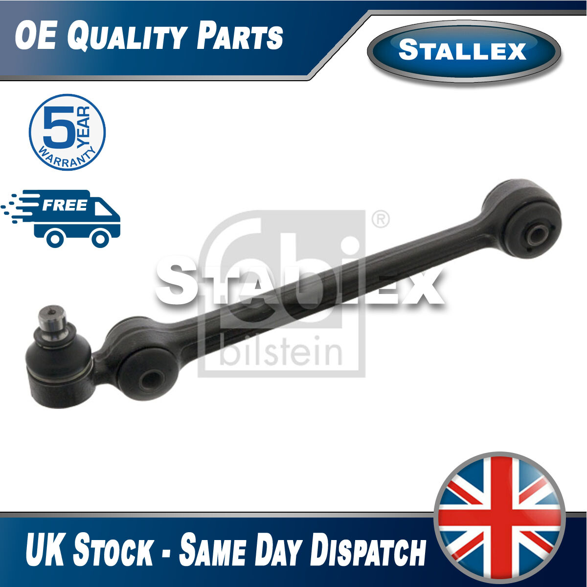 Fits VW Polo 0.8 1.0 1.3 D 1.4 Track Control Arm Front Lower Stallex ...