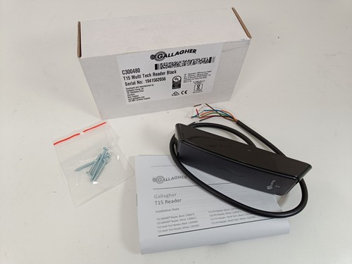 NEW Gallagher T15 Multi Tech Reader BLACK C300480 | eBay
