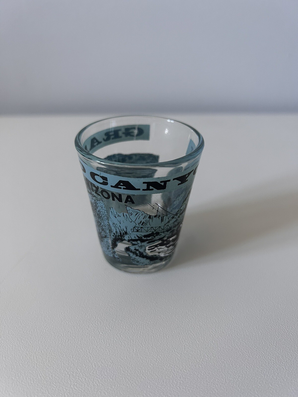 Grand Canyon Arizona Shot Glass Souvenir Collectible Kaibab Bridge | eBay