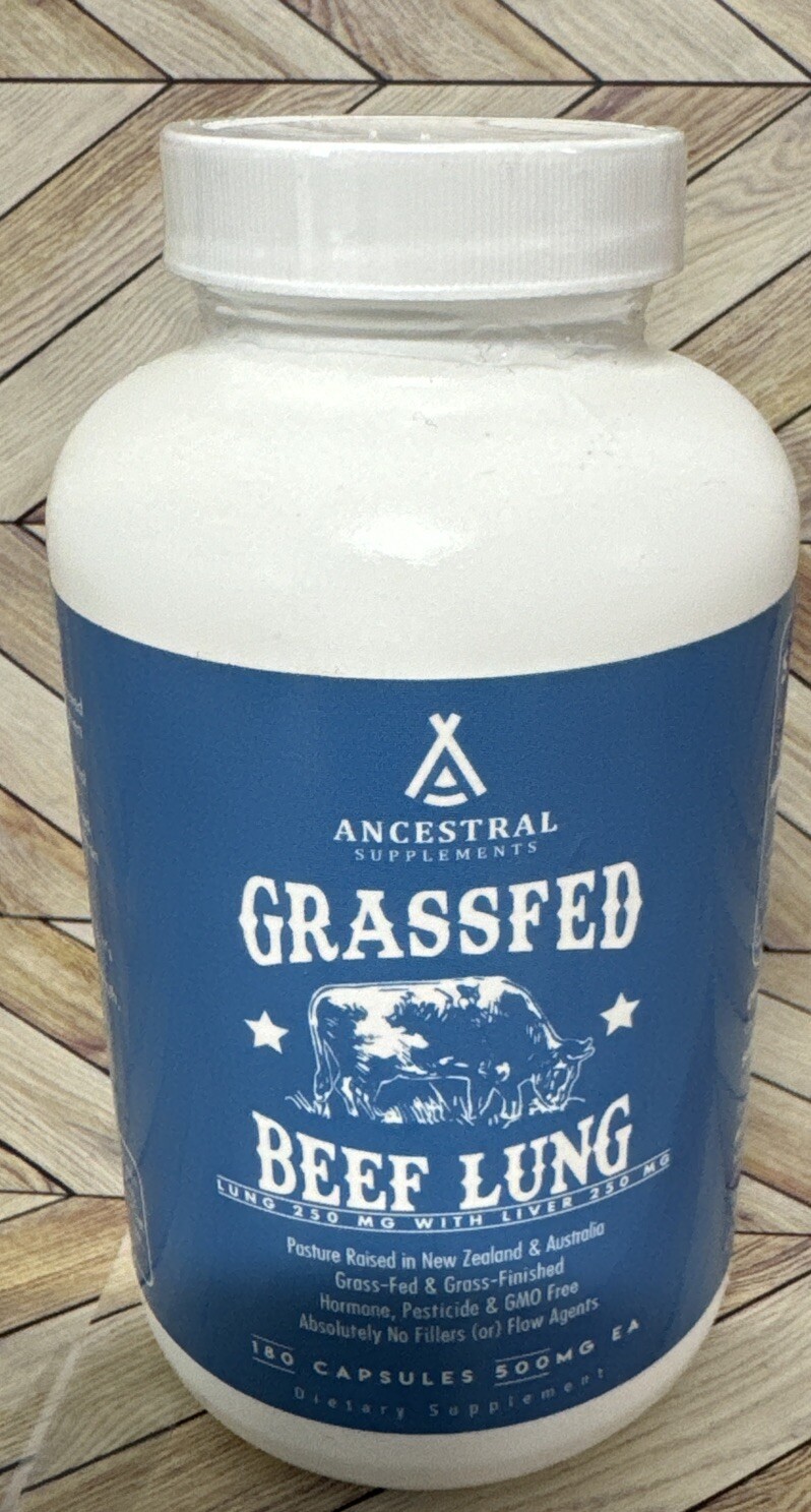 Ancestral Supplements Grassfed Beef Lung with Liver Exp 04/2027 | eBay