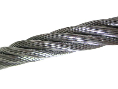 3/8" Steel Aircraft Cable - Premium 7 x 19 Rigging Wire 0.375" Diameter ...