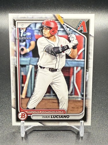 IVAN LUCIANO 2024 1st Bowman Paper RC W/Sleeve and Top Loader | eBay
