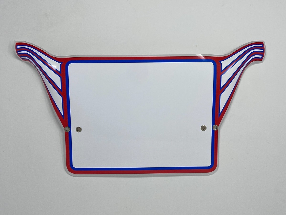 Bmx Number Plate