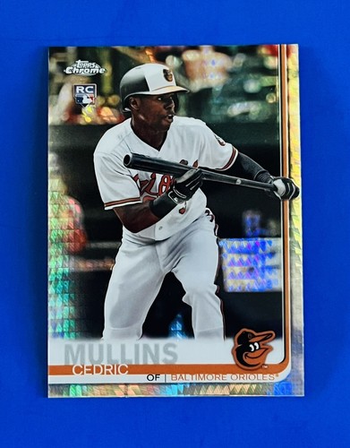 2019 Topps Chrome Cedric Mullins Orioles Prism Refractor Rookie Card ...