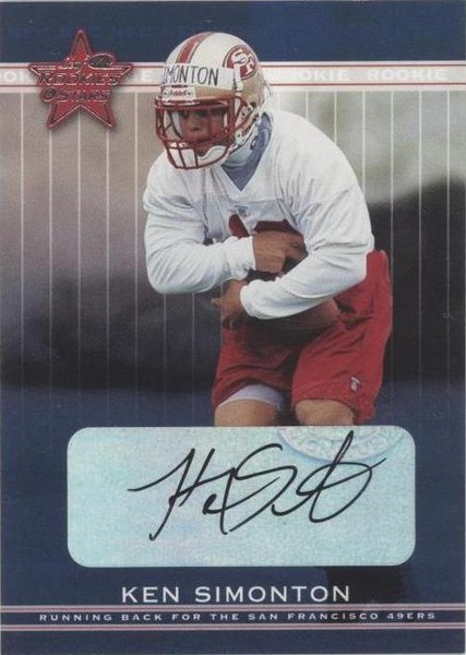 2002 Leaf Rookies & Stars - Rookie Autographs #210 Ken Simonton (AU, RC ...