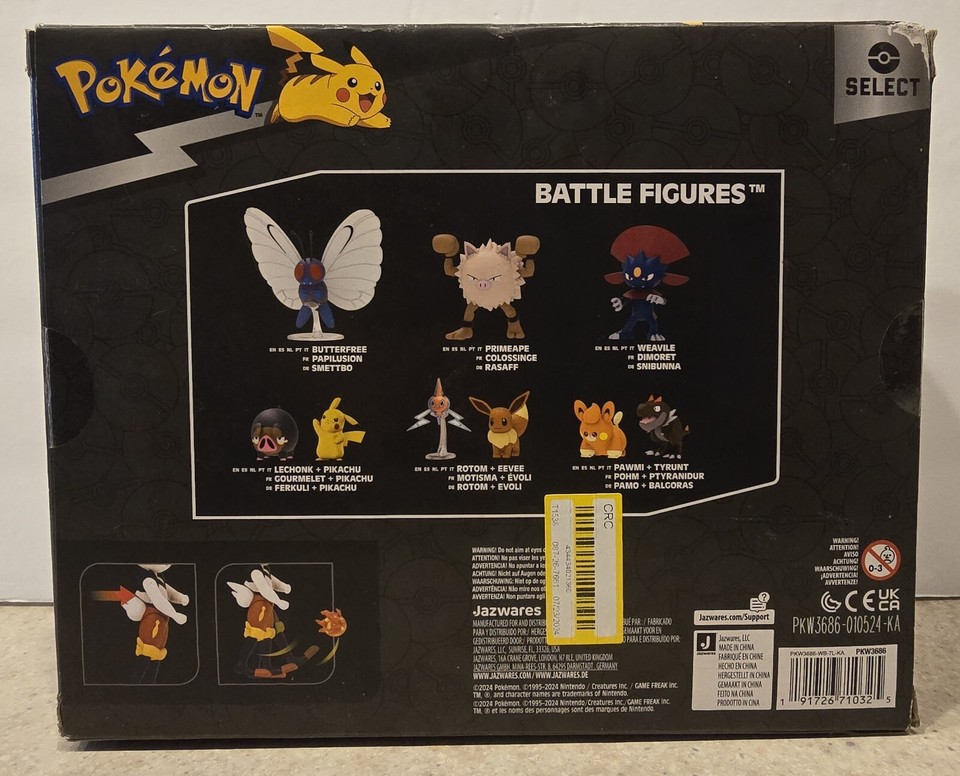 Pokémon Select Evolution Multi Pack - Scorbunny Raboot Cinderace Action ...