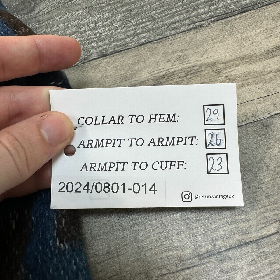 Vintage Aztec Navajo Jacket Sherpa Patterned Zip Up Multicoloured Mens ...