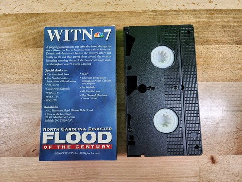 WITN 7 North Carolina Disaster: Flood Of The Century 2000 VHS RARE ...
