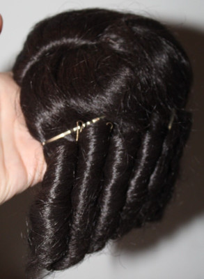 BOXED Dollspart Doll Wig DYNEL Size 7 BRUNETTE lot sb | eBay