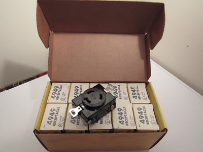 Woodhead 4949 Turnex Locking Receptacle 30A 277 V.A.C. Lot of 10 | eBay