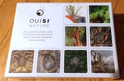 NEW SEALED 2021 OUISI NATURE 210 CONNECTING PHOTO CARDS GAME AGE 4 ...