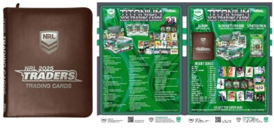 2025 NRL Traders Titanium FOLDER AND COMPLETE COMMON Set 153 Card | eBay