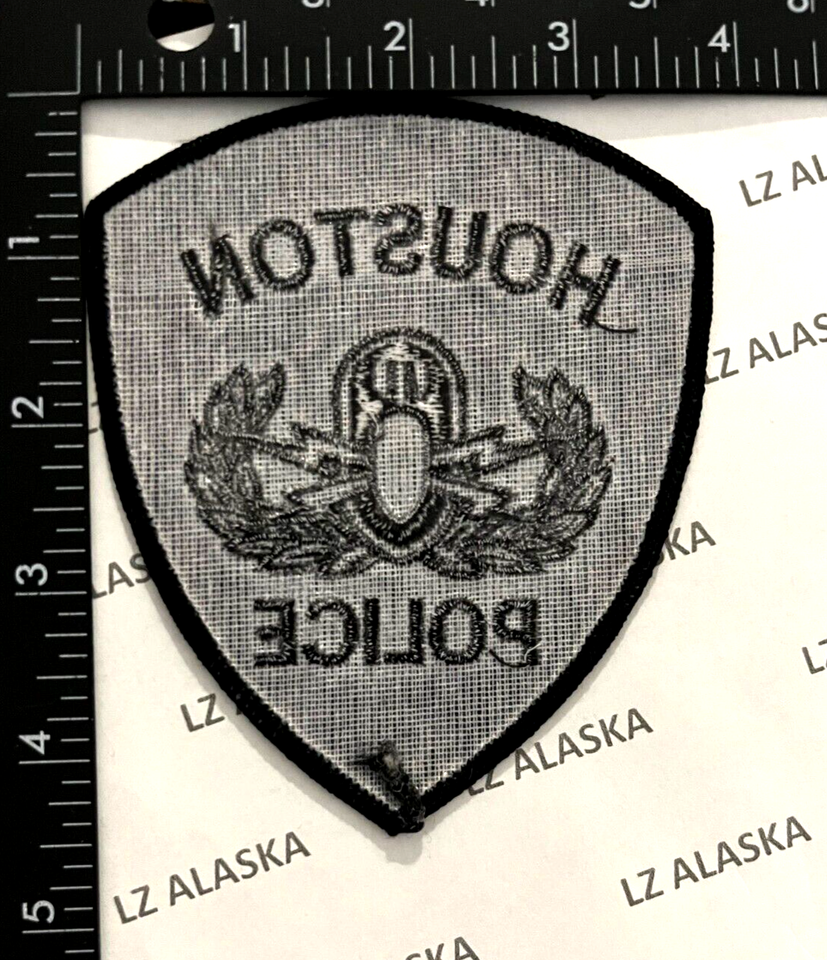 HOUSTON TEXAS POLICE EOD SUBDUED PATCH (PD17) EXPLOSIVE ORDNANCE ...