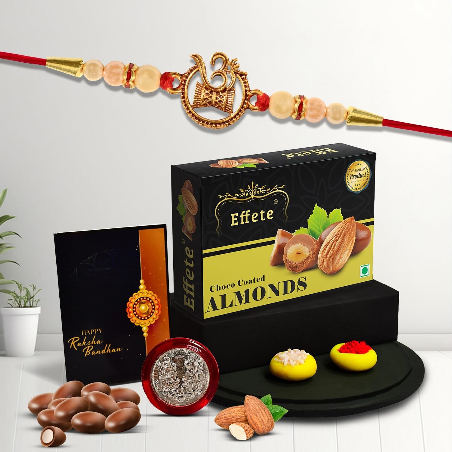 Indian Traditional Lord Shiva Damru Rakhi For Brother Set Of 1 With ...