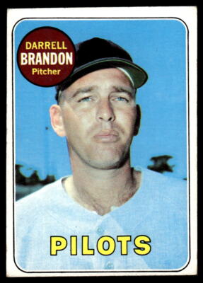 1969 Topps Darrell Brandon #301 Seattle Pilots Baseball Card | eBay