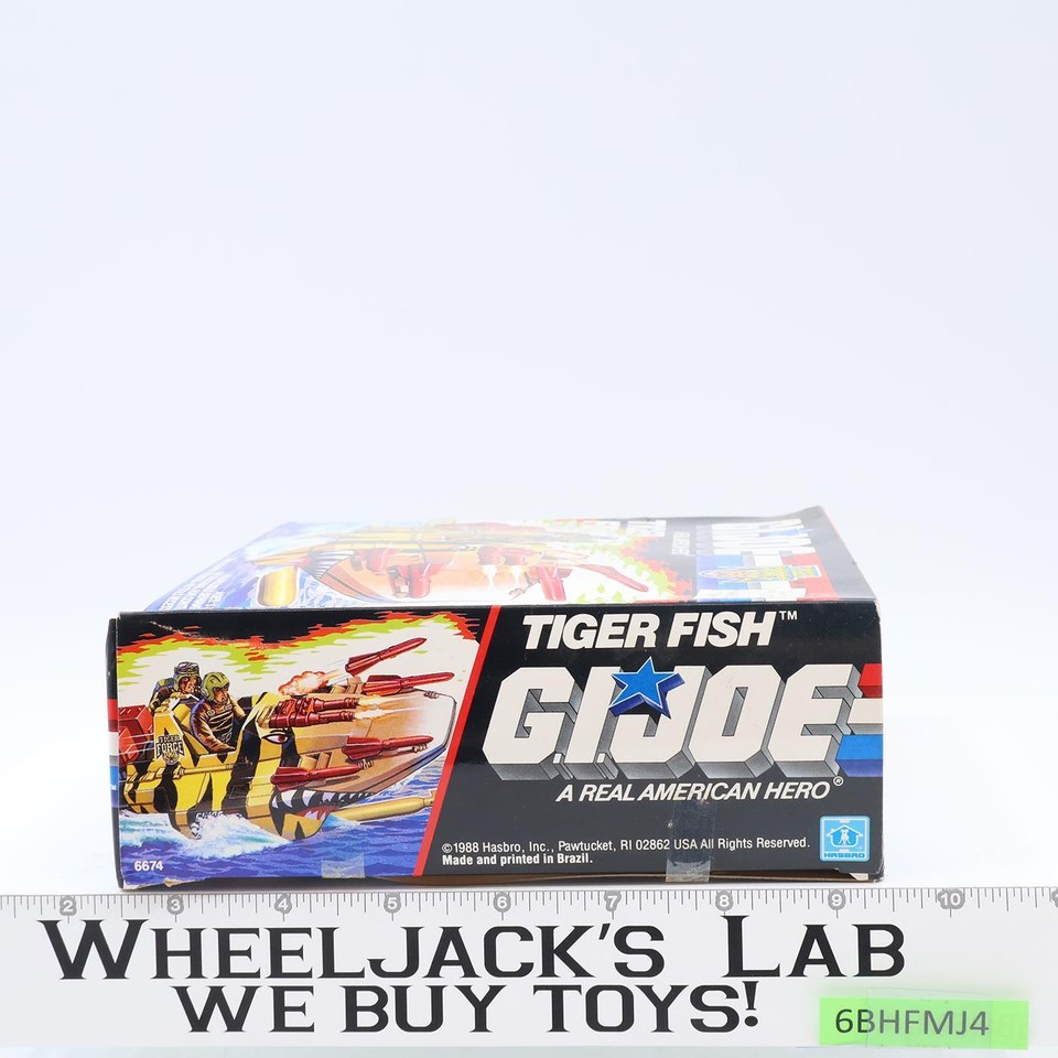 Tiger Fish GI Joe Tiger Force 1989 Hasbro Action Figure Vehicle NEW ...