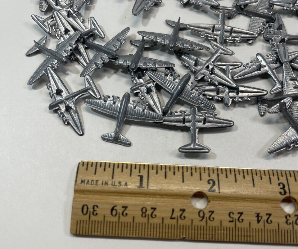 VINTAGE SMALL METAL DIECAST ? BOMBER AIRPLANE LOT FOR GAME PIECES MODEL ...