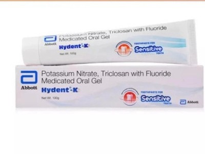 Pack of 5 X Abbott Hydent-K Medicated Oral Gel with Fluoride Toothpaste ...