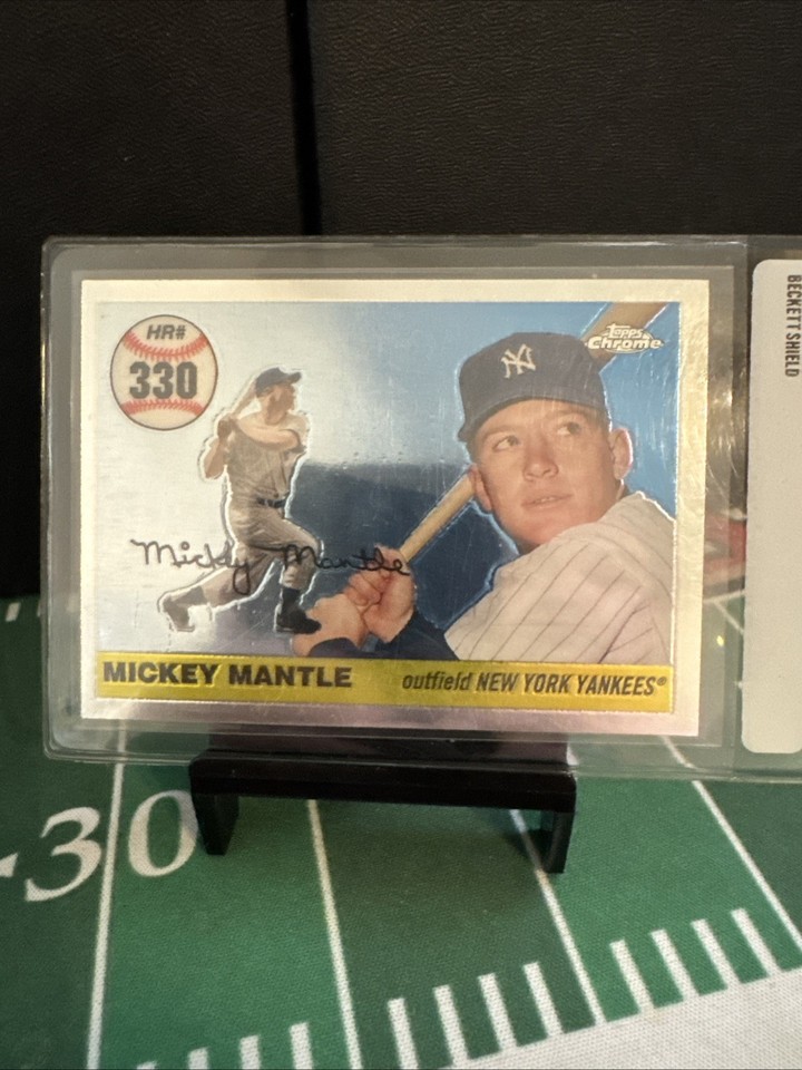 2007 Topps Chrome (9) Card Lot Mickey Mantle Home Run History Mickey ...