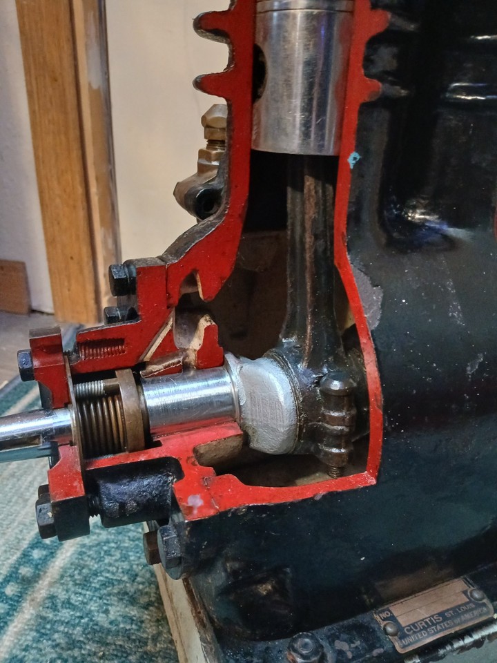 Vintage Cutaway Model Air Compressor Curtis St. Louis | eBay