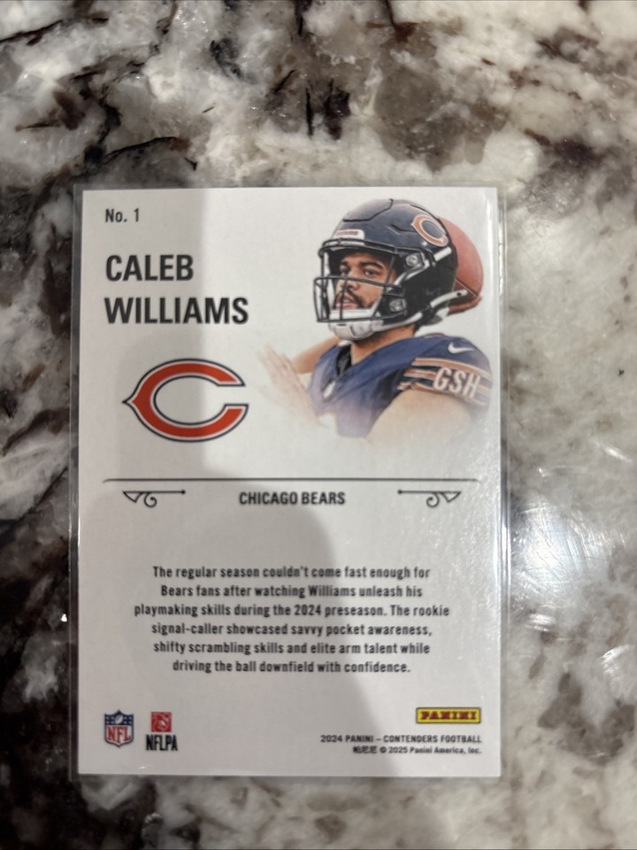 2024 Panini Contenders - Rookie Stallions Caleb Williams #1 (RC) | eBay